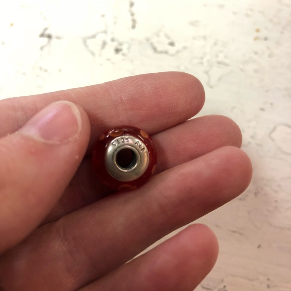 Pandora | Jewelry | Authentic Pandora Fascinating Red Murano Charm ...